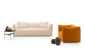 Le Bambole - Bambola Armchair - Ochre bouclé | B&B Italia Official Shop