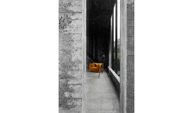 Le Bambole - Bambola Armchair - Ochre bouclé | B&B Italia Official Shop