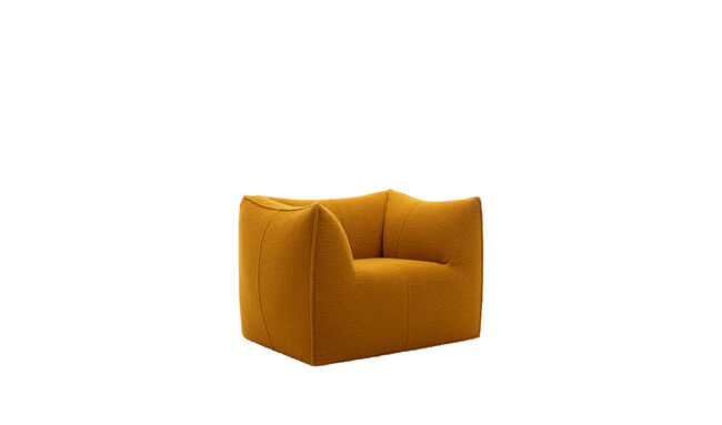 Le Bambole - Bambola Armchair - Ochre bouclé | B&B Italia Official Shop