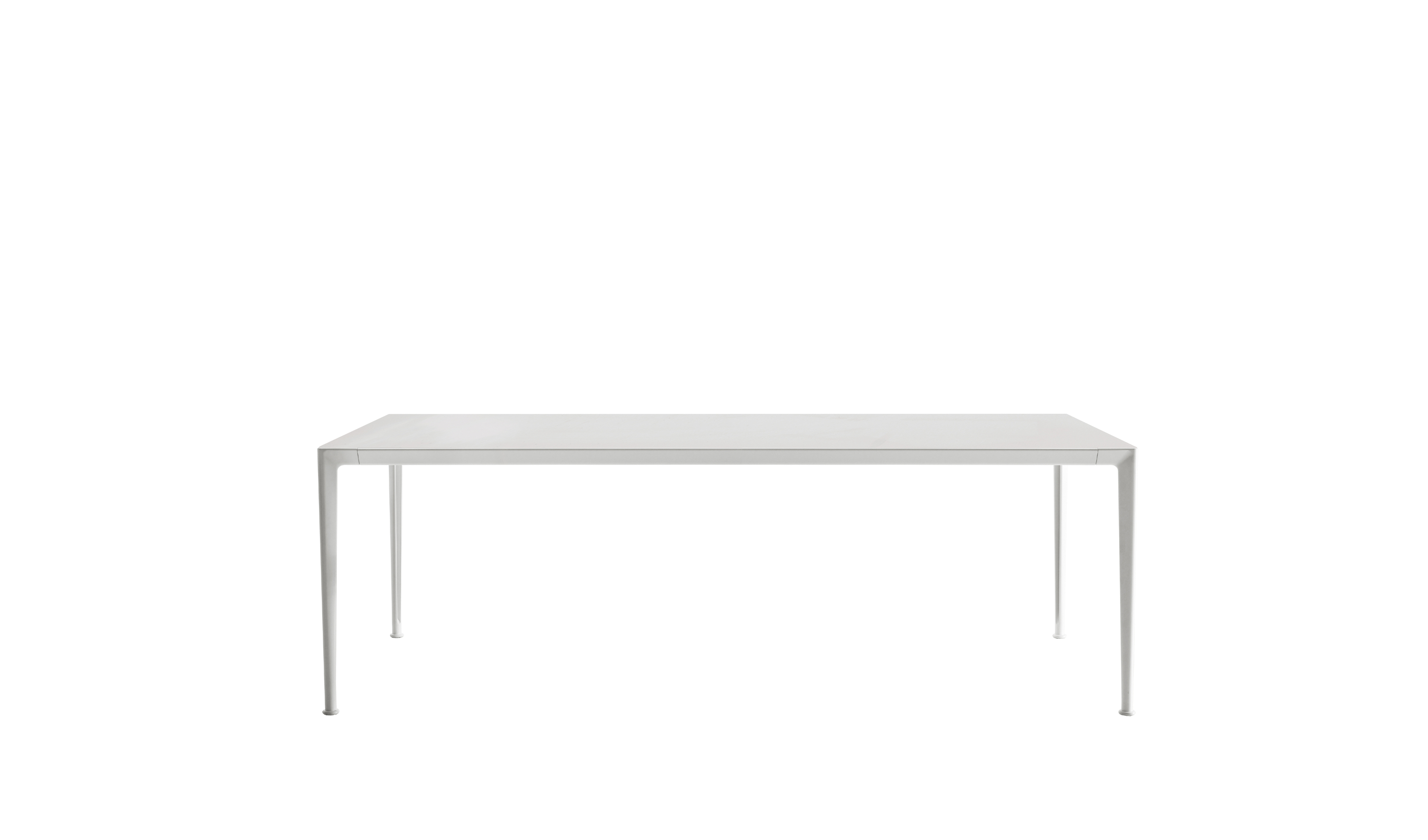 Mirto Outdoor Rectangular dining table cm 220 - White painted aluminium ...