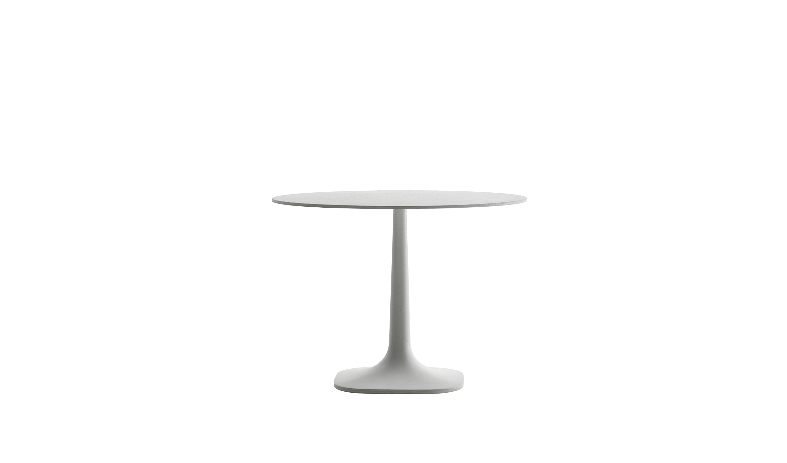 Pushpam Round dining table - White cement | B&B Italia Official Shop